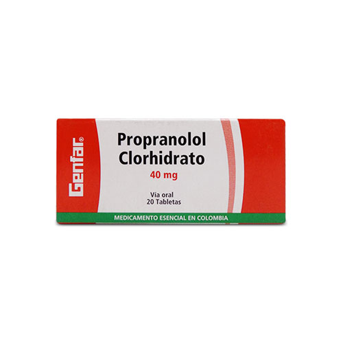 Drogas S&S - PROPRANOLOL 80 MG MK CAJA X 30 TABS