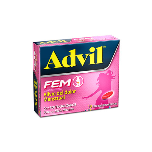 Drogas S&S - ADVIL FEM CAJA X 10 TABS